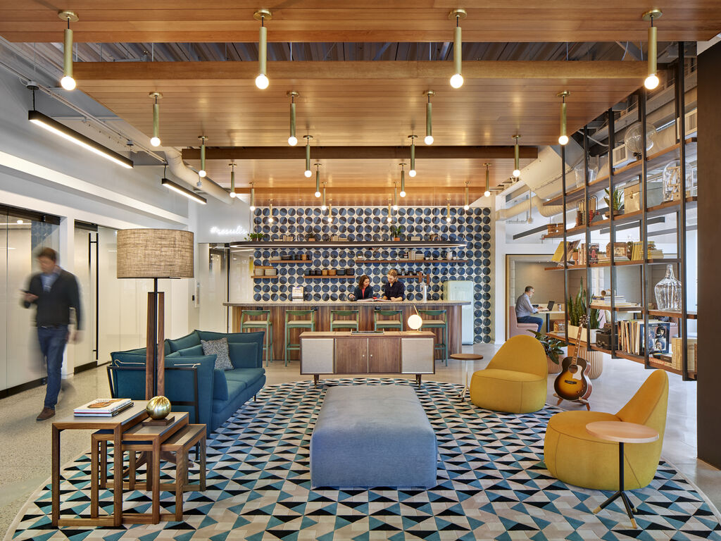 Commercial Spotlight: Corporate Amenity Space from… | Fireclay Tile