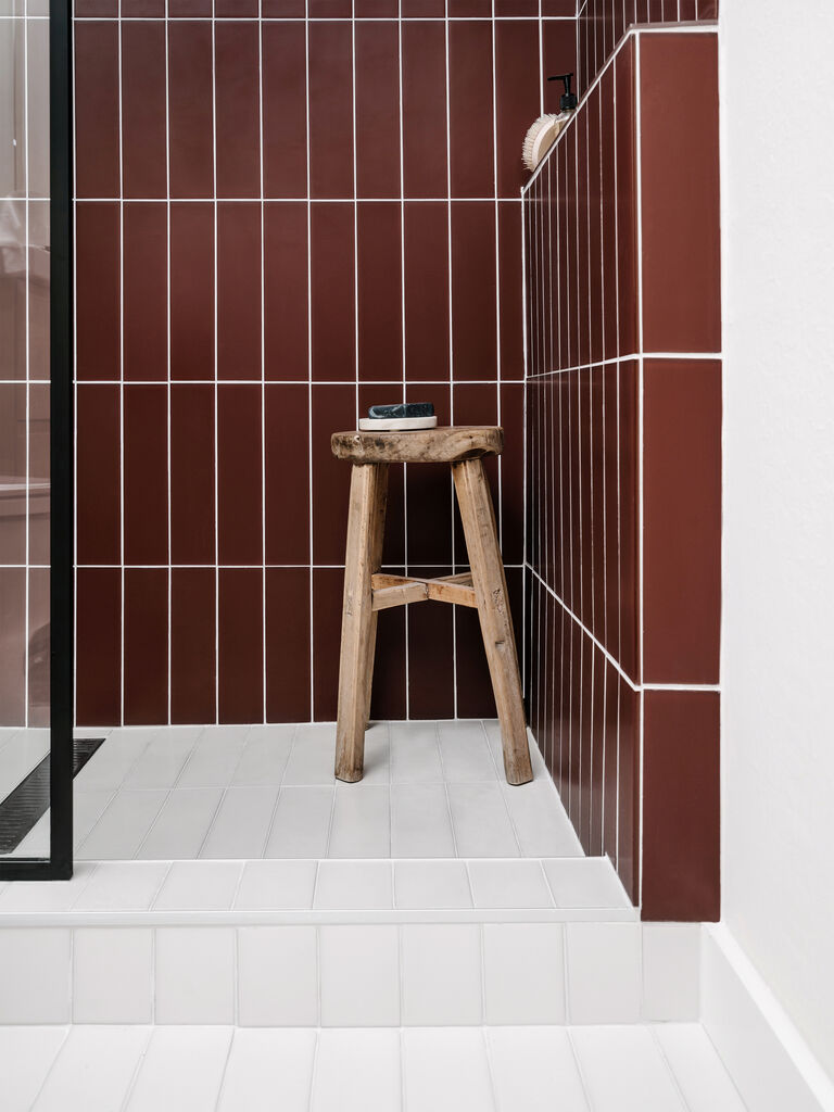 Chase + Lauren Daniel: Glass Tile Bathroom | Fireclay Tile