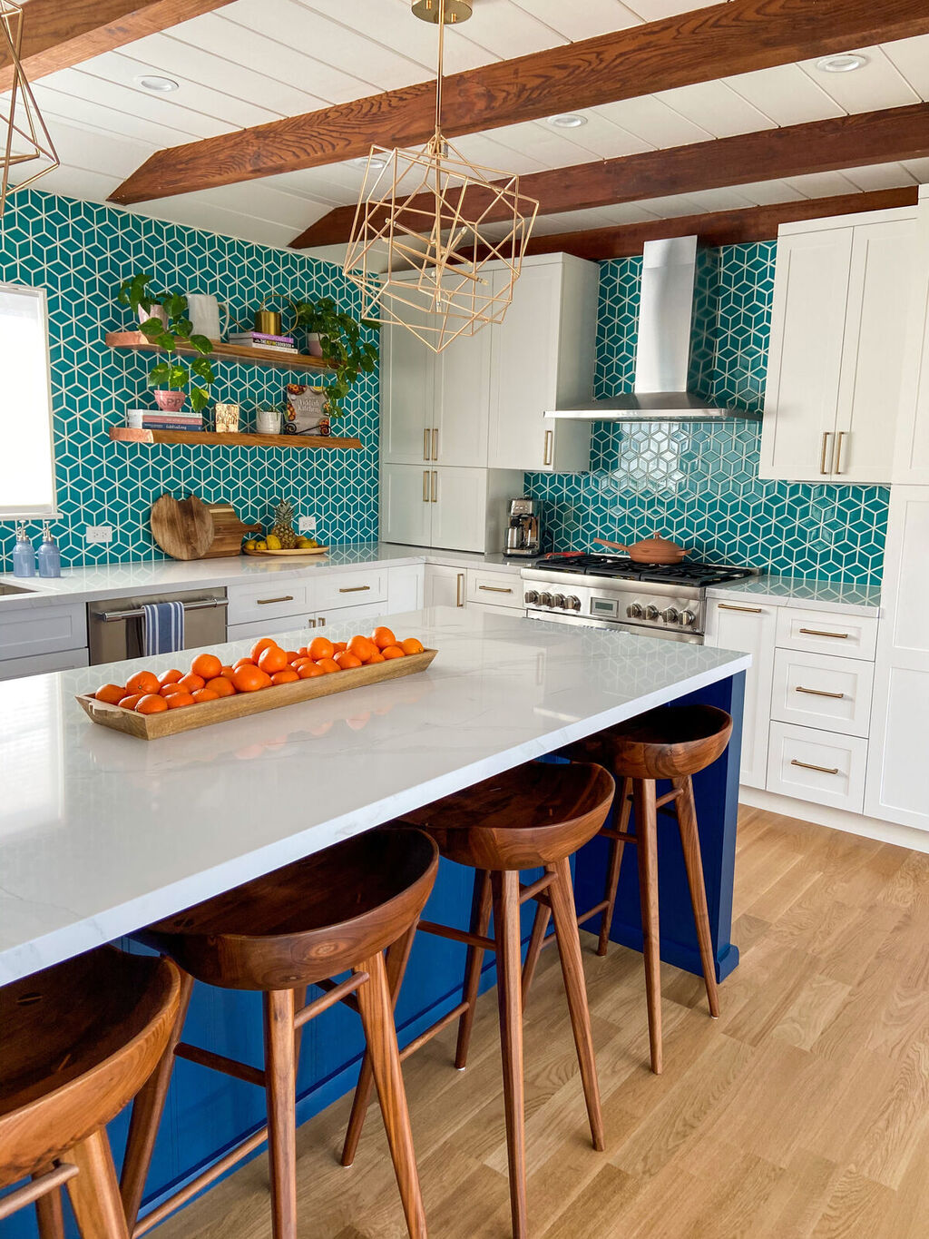 27 Beautiful Blue Backsplash Kitchen Ideas | Fireclay Tile