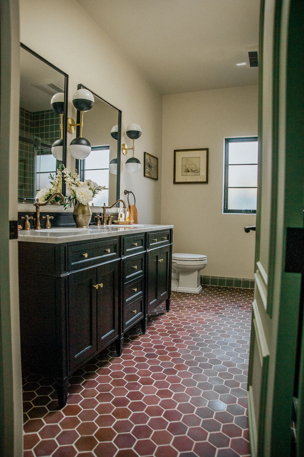 How to Design the Perfect Hexagon Tile Bathroom Floor | Fireclay Tile