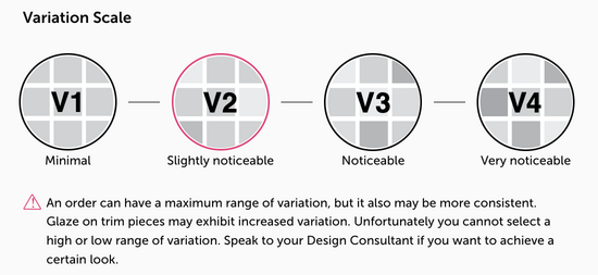 Tile School: Four Degrees of Color Variation | Fireclay Tile