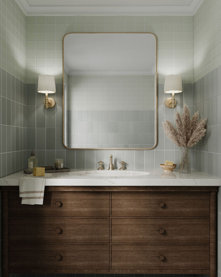 Green Bathroom Tiles 55 Unique Ways | Fireclay Tile