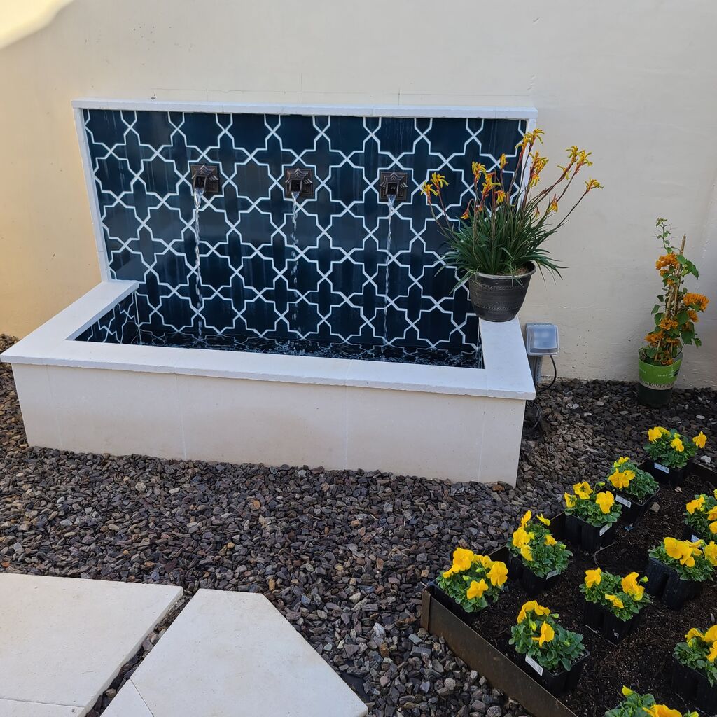 Caspian Sea Star and Cross Fountain | Fireclay Tile