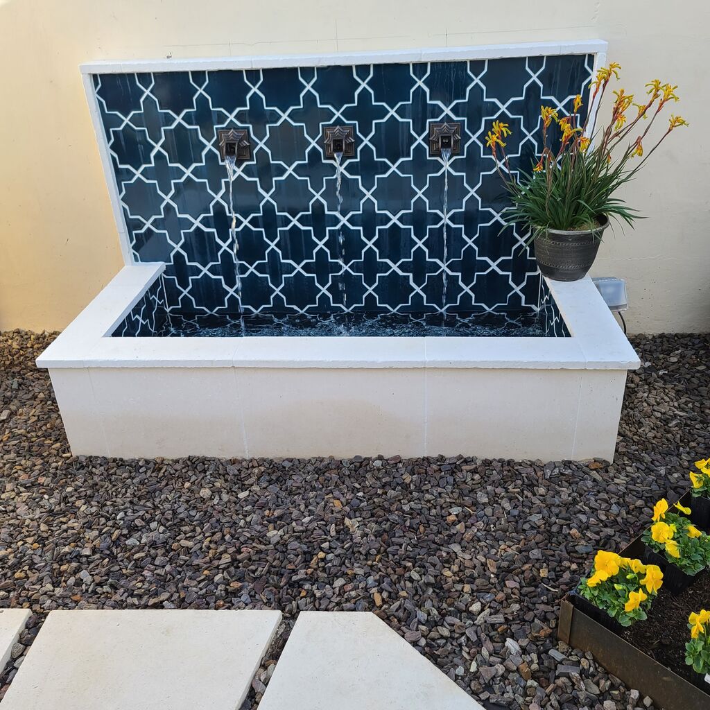 Caspian Sea Star and Cross Fountain | Fireclay Tile
