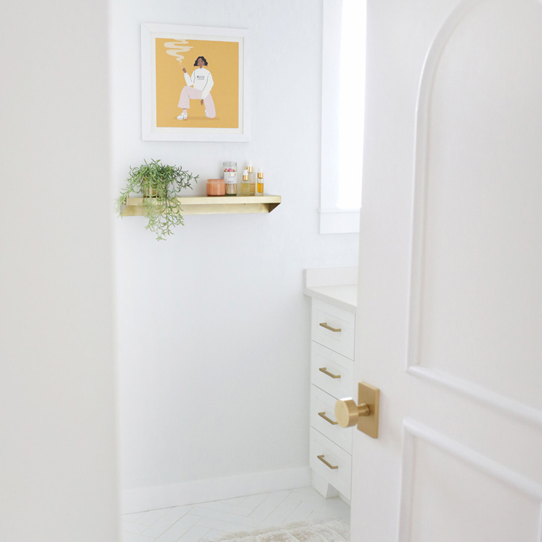 Laura Gummerman: Modern Pink Bathroom Before and After | Fireclay Tile