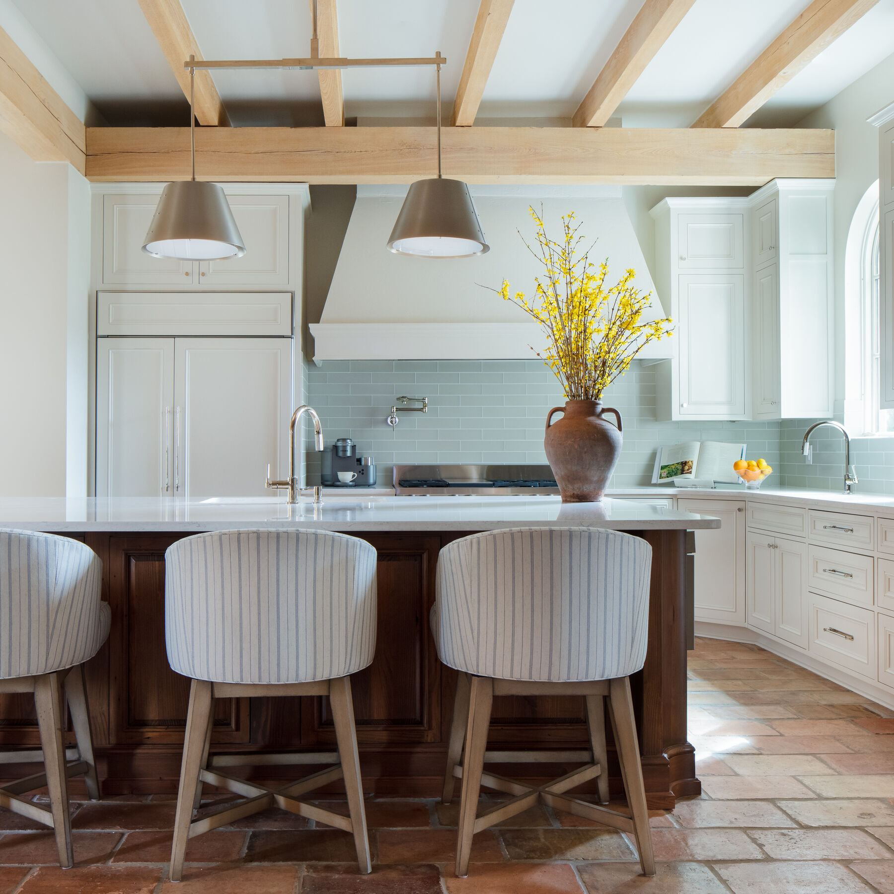 Transitional Kitchen Glass Backsplash | Fireclay Tile