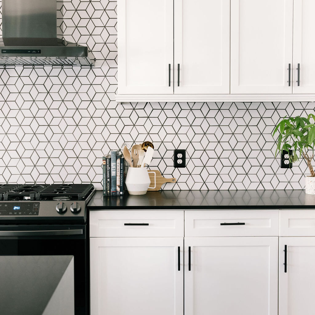 Jen Pinkston: Modern Black and White Kitchen… | Fireclay Tile