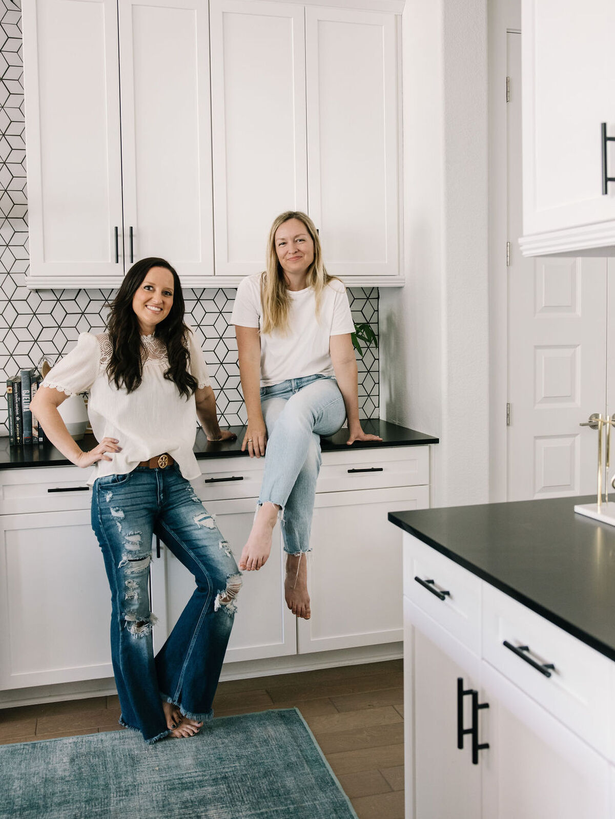 Jen Pinkston: Modern Black and White Kitchen… | Fireclay Tile