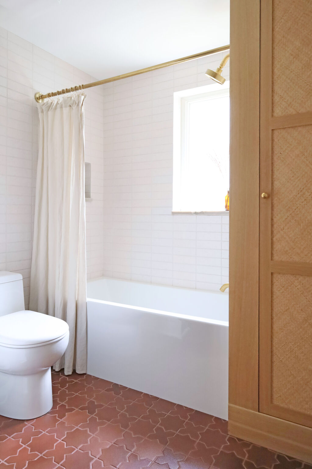 Antique Mini Star and Cross Bathroom Floor Tile | Fireclay Tile