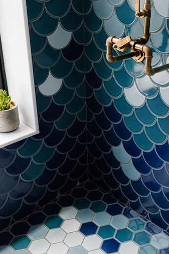 2" Hexagon Sheeted | Fireclay Tile