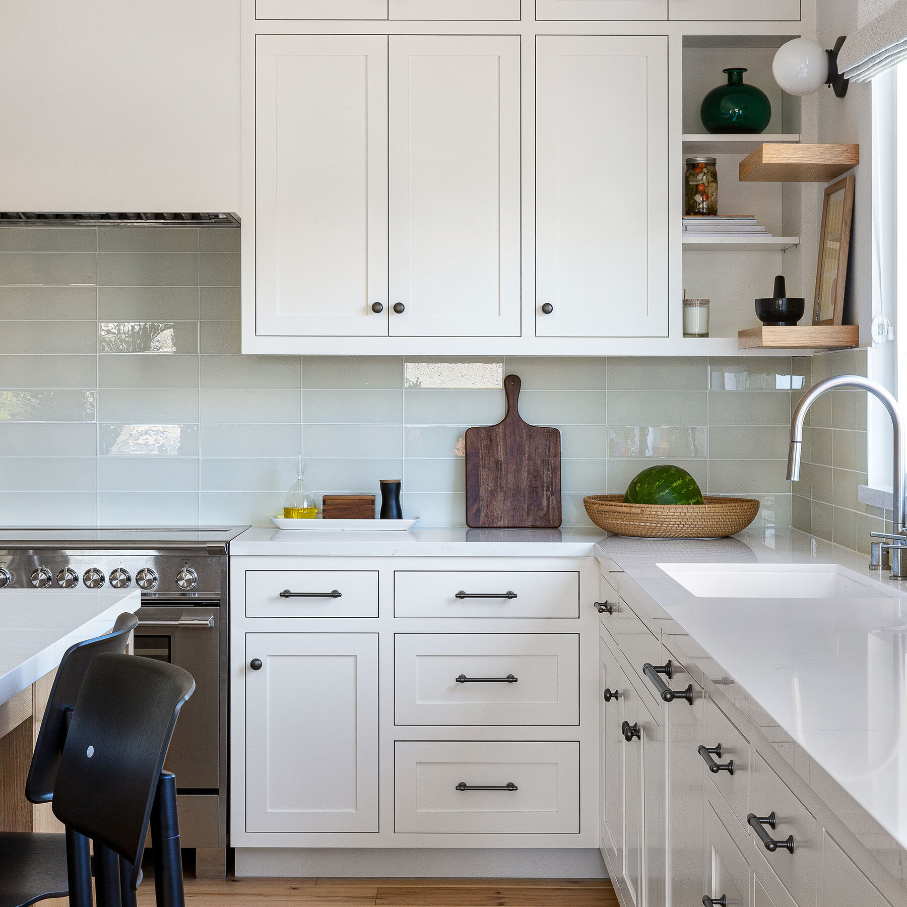 Glass Kitchen Backsplash with Gloss & Matte Blend | Fireclay Tile