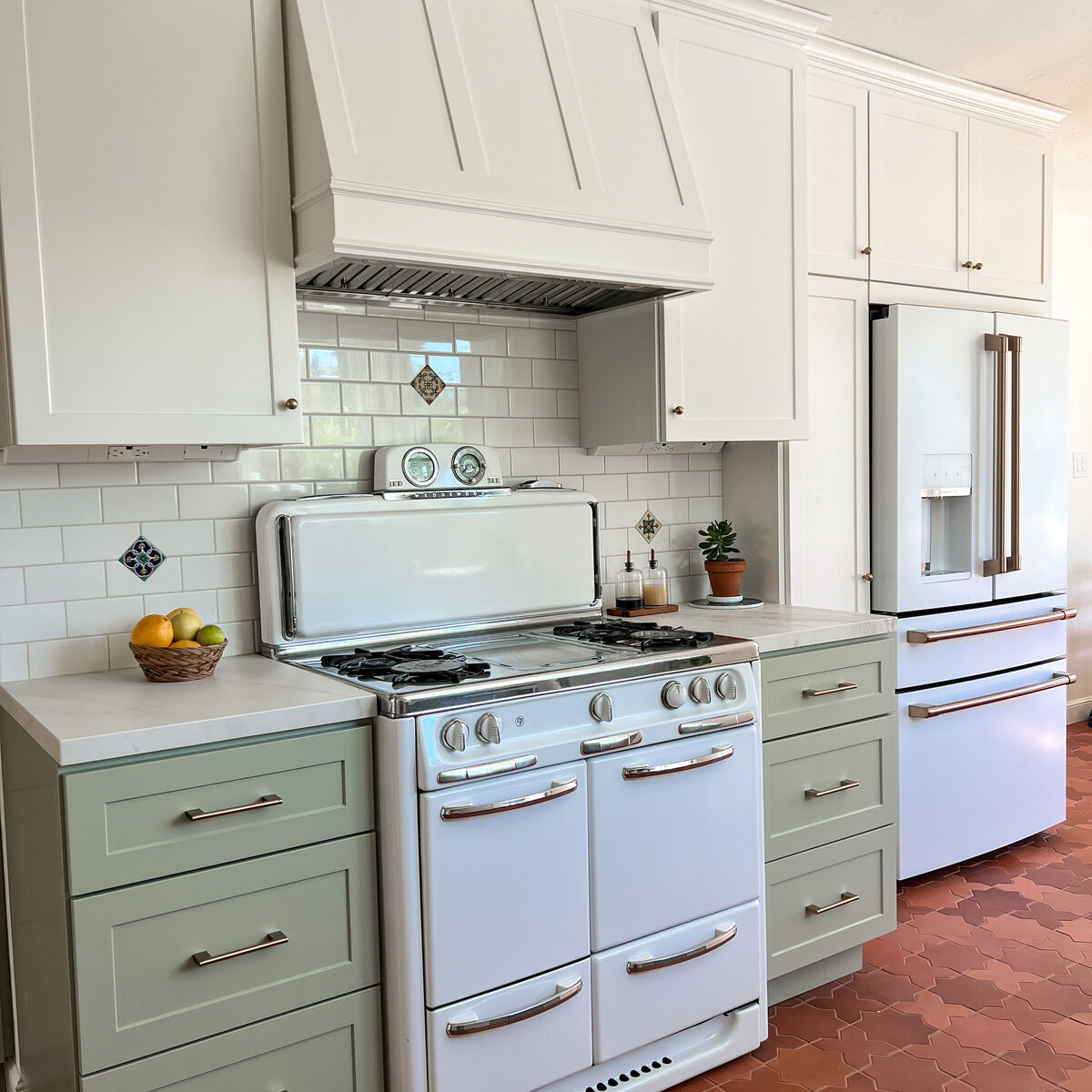 Antique Star and Cross Kitchen Floor | Fireclay Tile