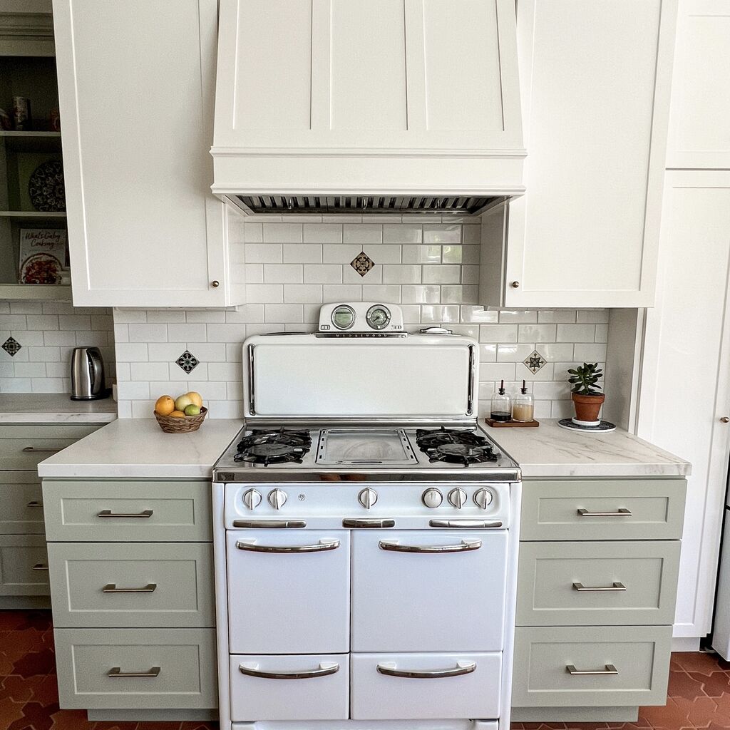 Antique Star and Cross Kitchen Floor | Fireclay Tile
