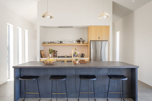 Poppy Ranch: Pink Minimalist Kitchen Backsplash | Fireclay Tile