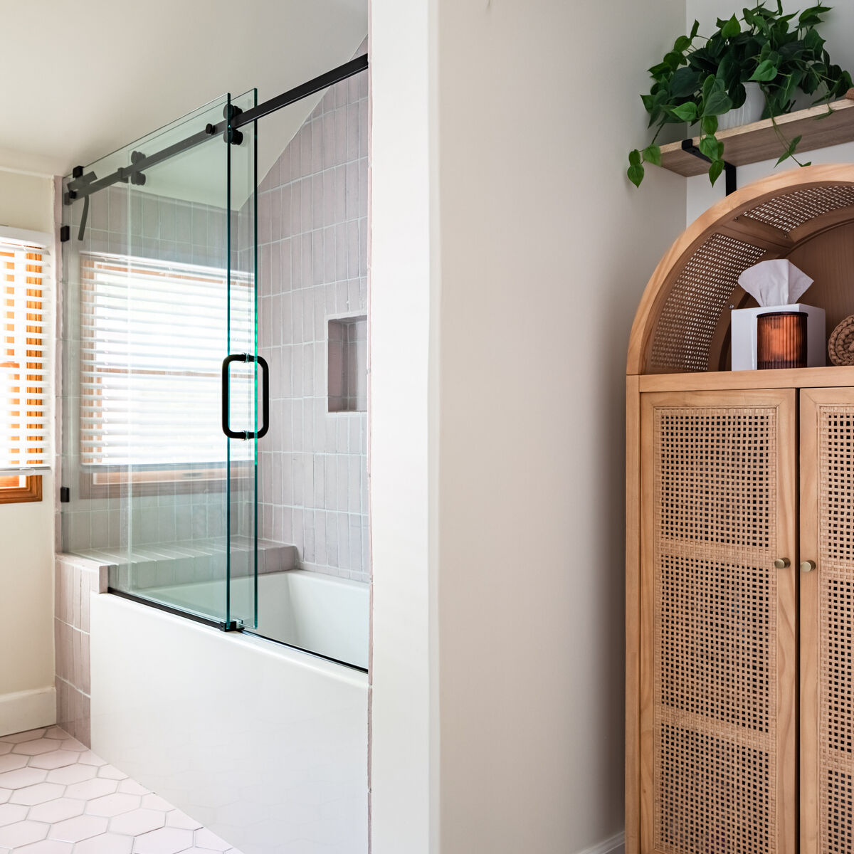 Rae Rockwell: Cantara Lavender Guest Bathroom | Fireclay Tile