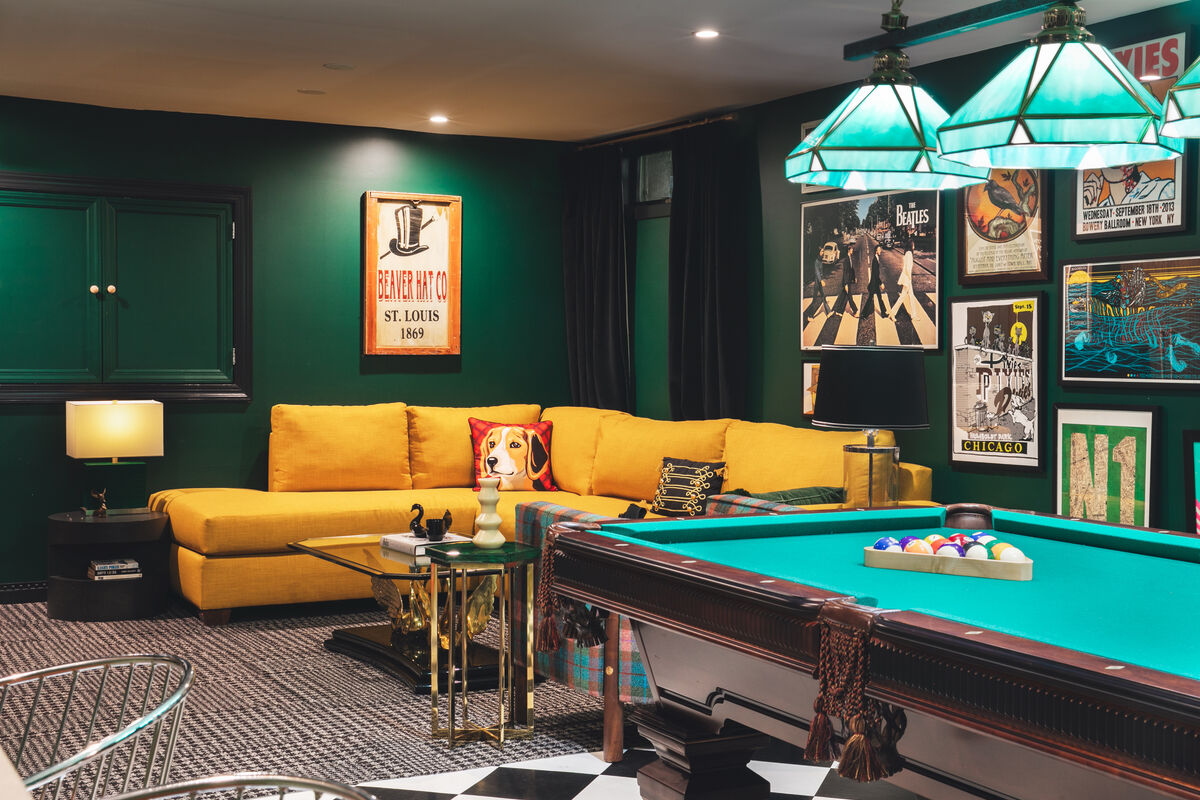 Old Wood Path Beach House Basement Lounge Bar | Fireclay Tile