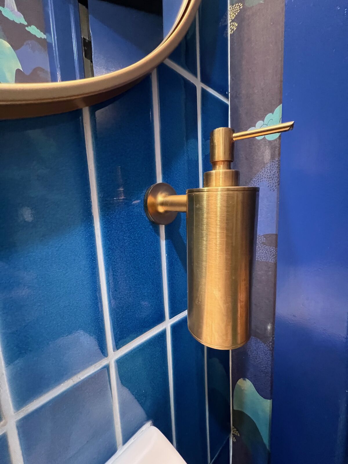 Bold Blue Powder Room | Fireclay Tile