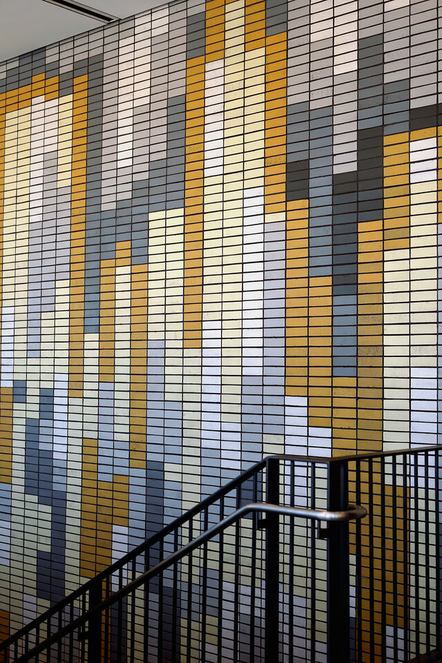 Cal State LA Student Services Building Brick Mural | Fireclay Tile