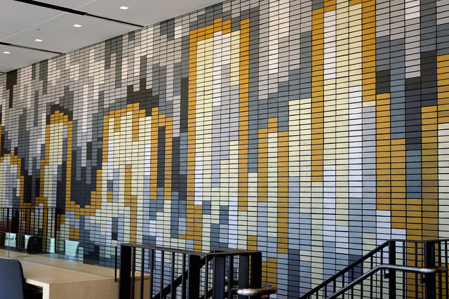 Cal State LA Student Services Building Brick Mural | Fireclay Tile
