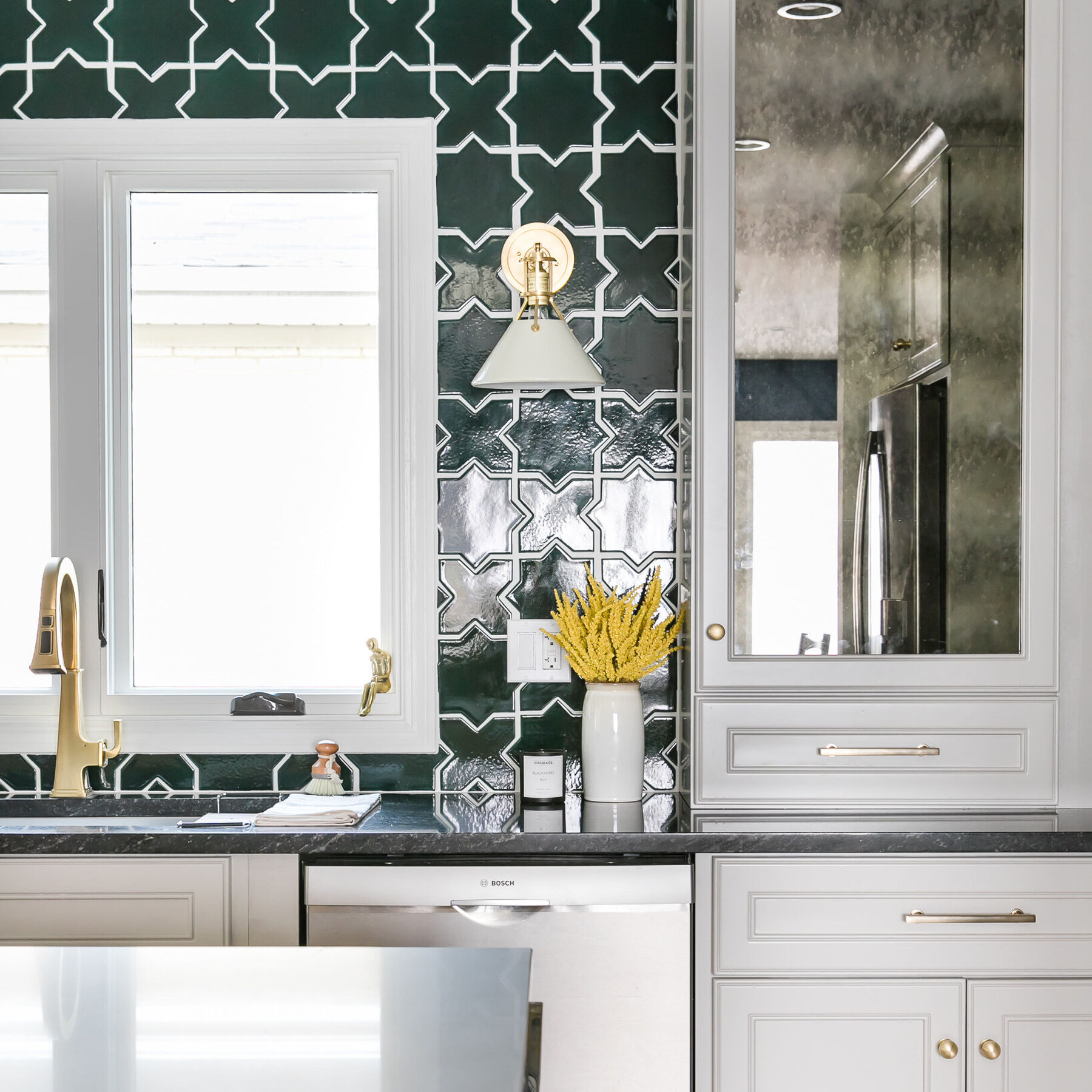 MegMade: Evergreen Large Star & Cross Kitchen | Fireclay Tile