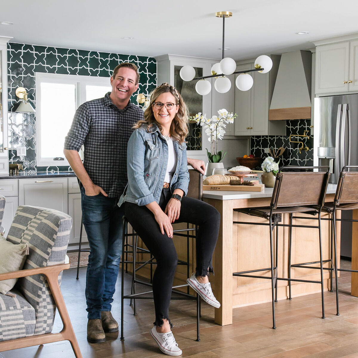 MegMade: Evergreen Large Star & Cross Kitchen | Fireclay Tile