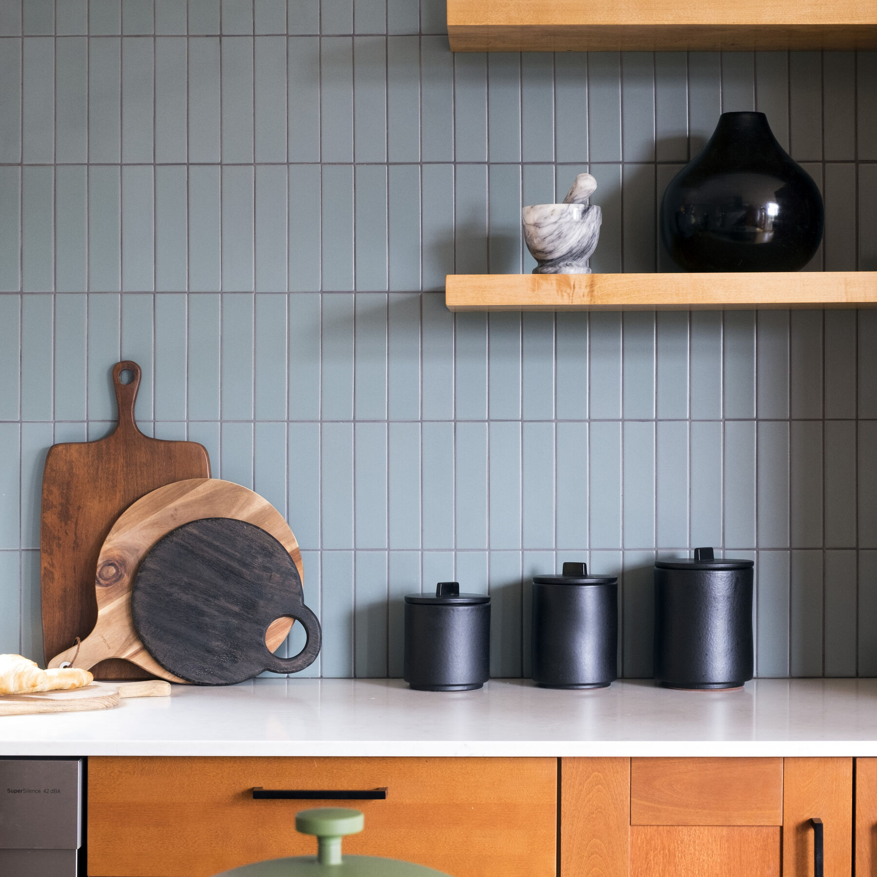 Flagstone Modern Kitchen Backsplash | Fireclay Tile