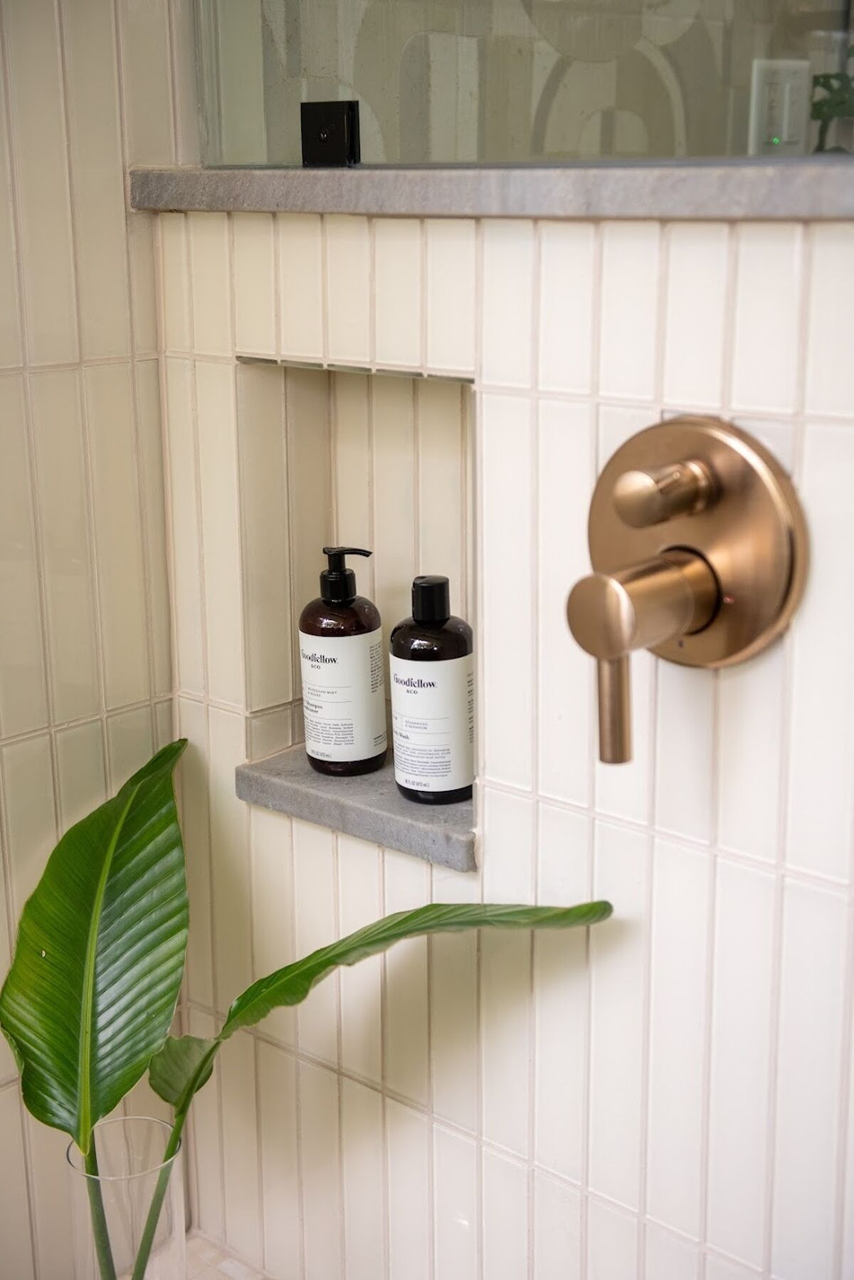 Glossy Yellow Glass Shower Tile | Fireclay Tile