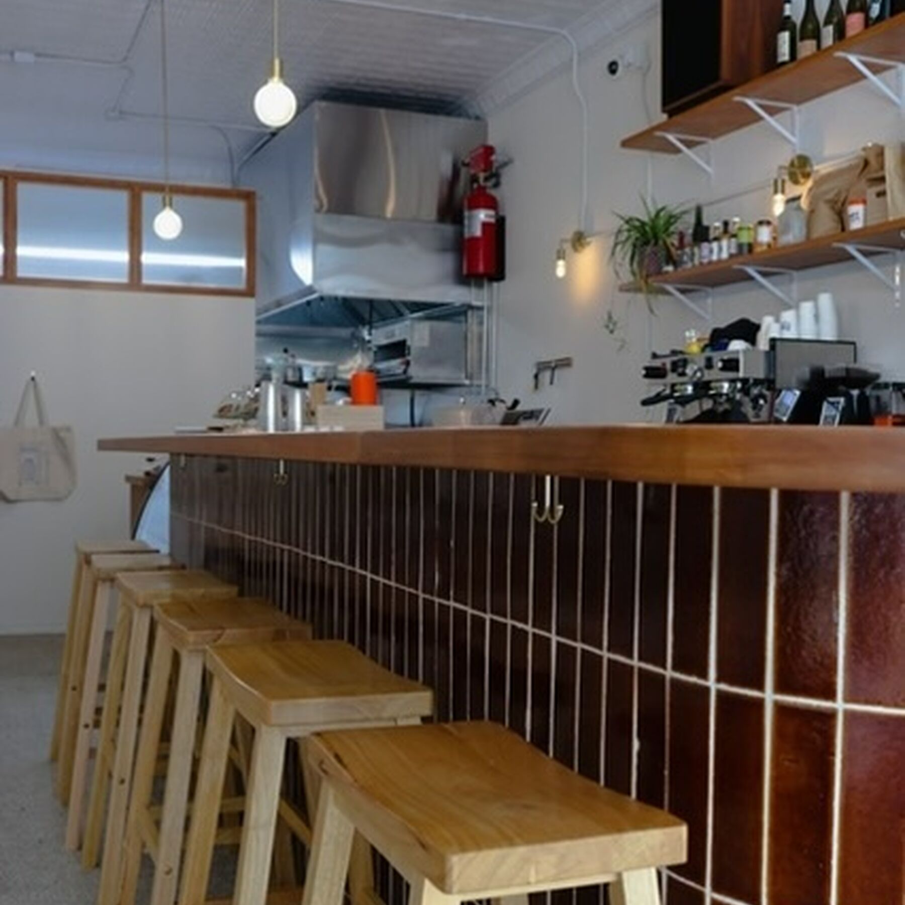 Super Condiments Épicerie and Café Brick Counter | Fireclay Tile