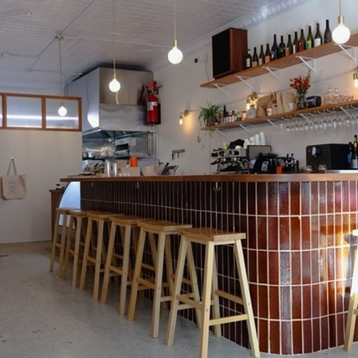 Super Condiments Épicerie and Café Brick Counter | Fireclay Tile