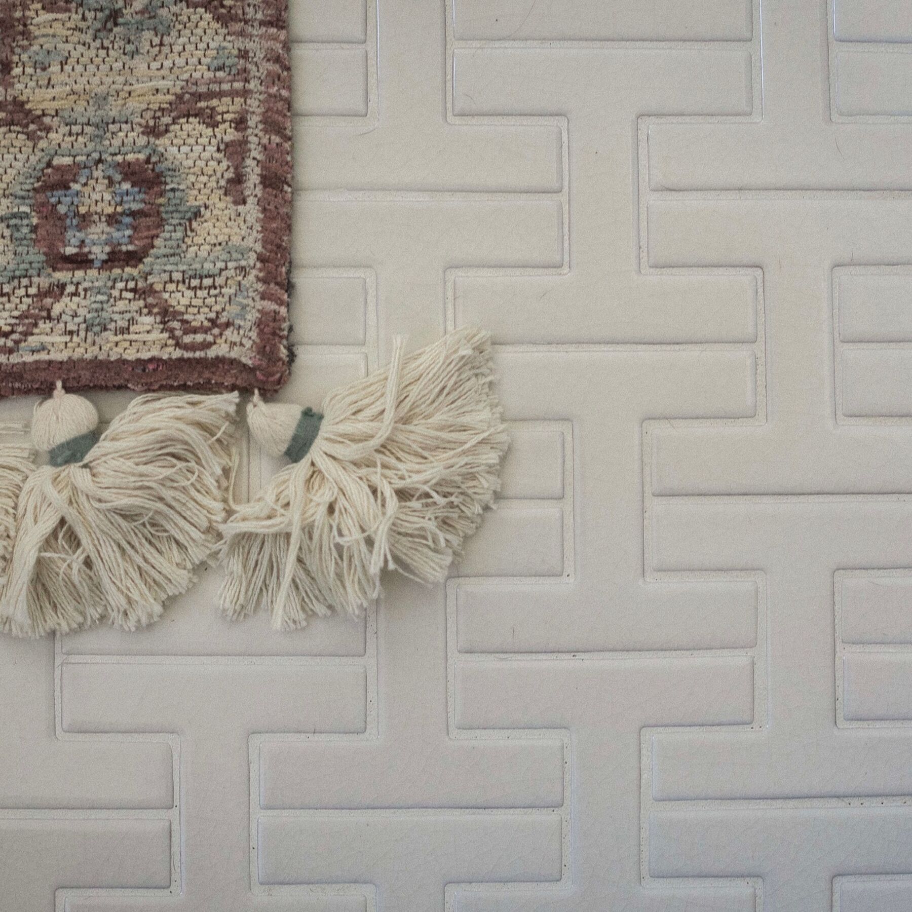 Chaine Homme and Chaine Femme Bathroom Floor | Fireclay Tile