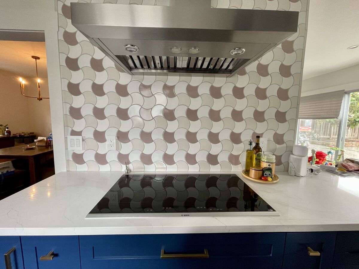Woven Ogee Drop Kitchen Backsplash | Fireclay Tile