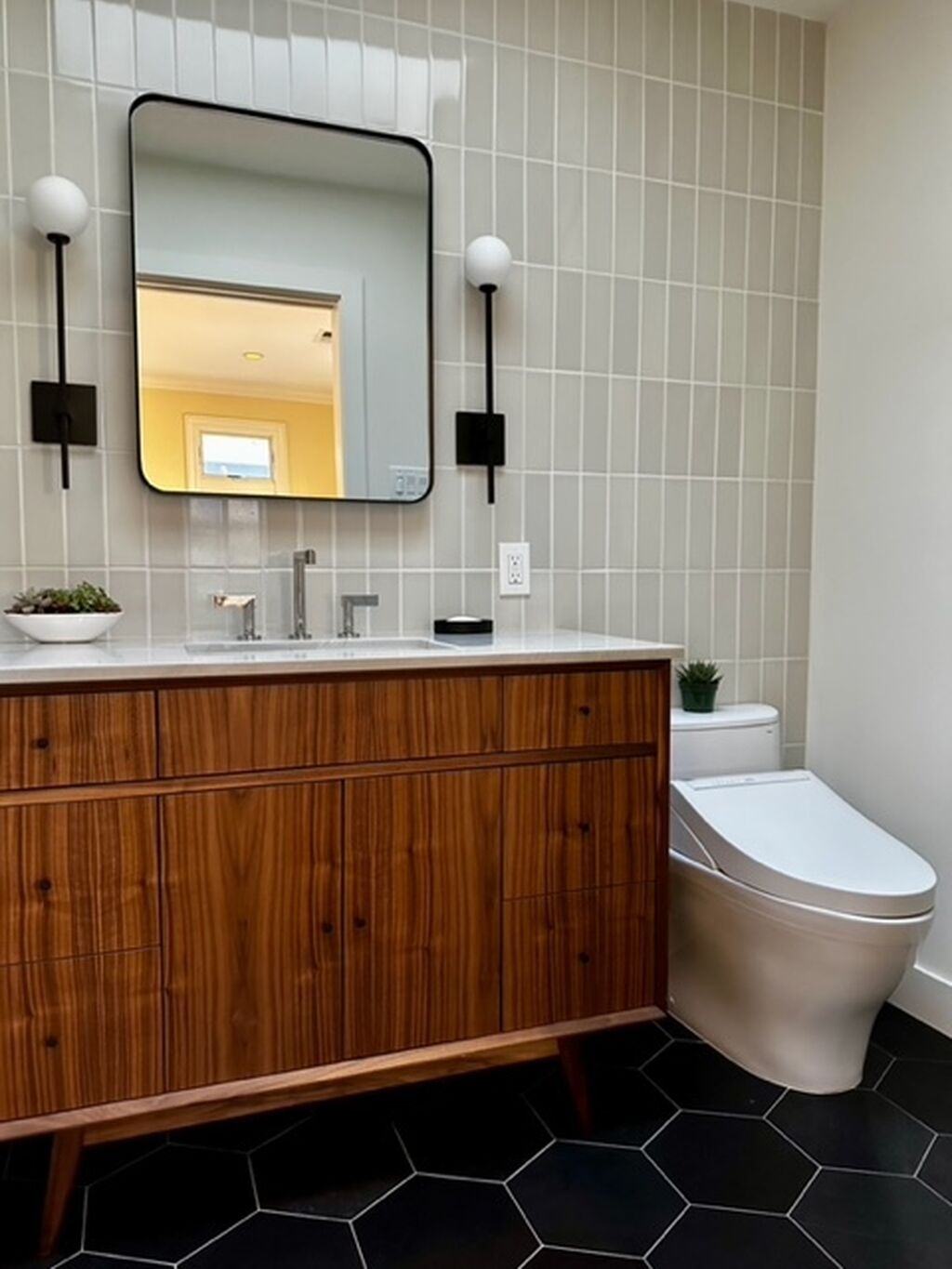 Modern Cloud Cover Bathroom | Fireclay Tile