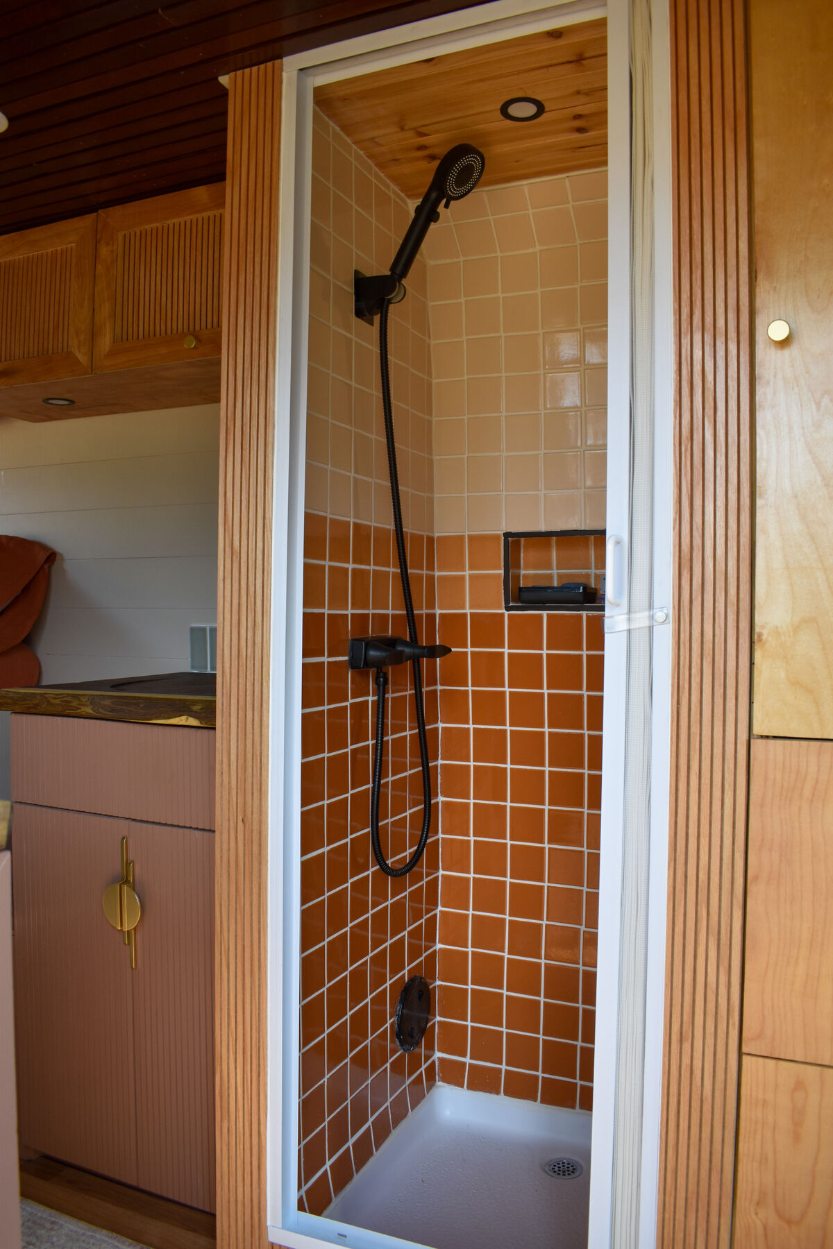 Summer Ginther: Custom Van Shower | Fireclay Tile