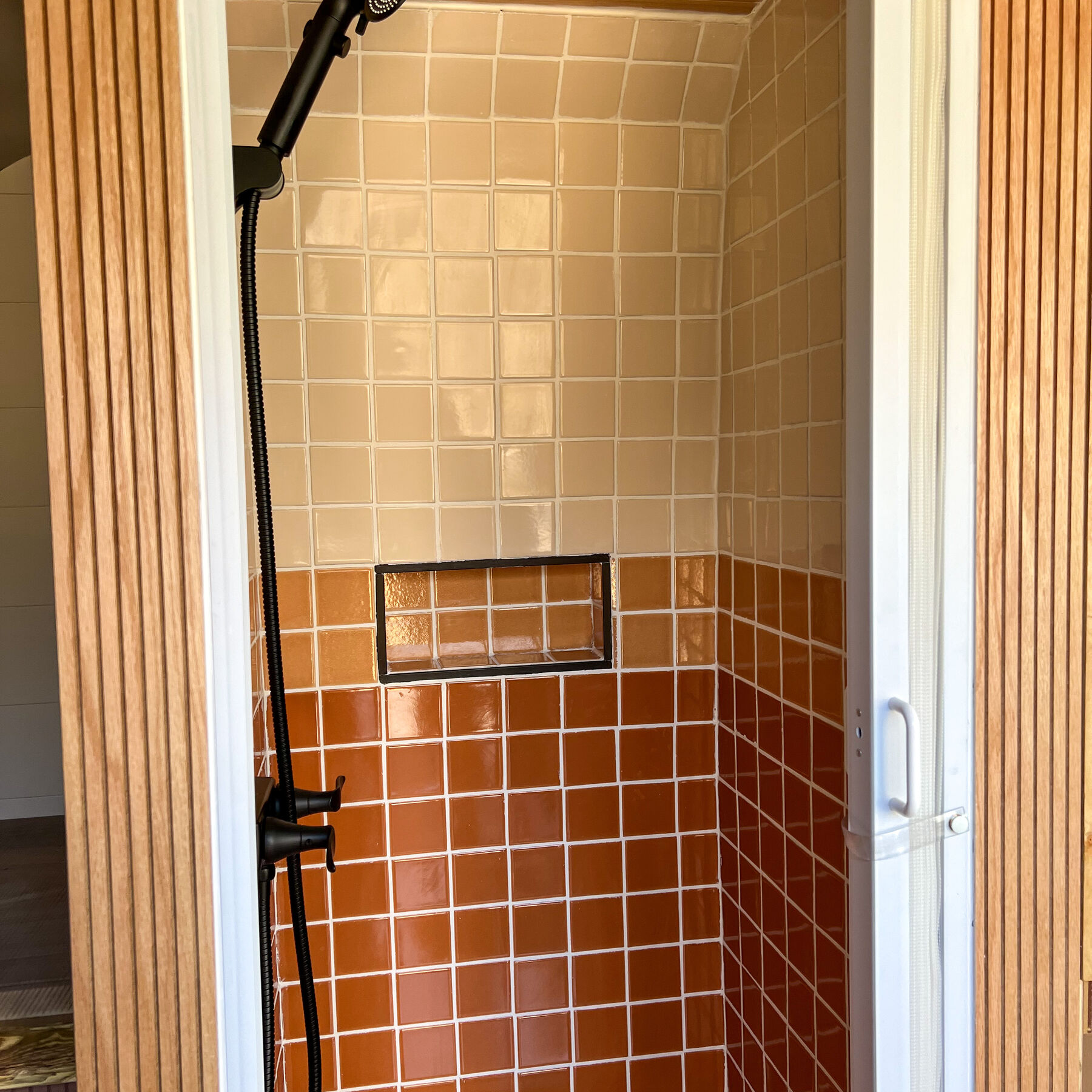 Summer Ginther: Custom Van Shower | Fireclay Tile