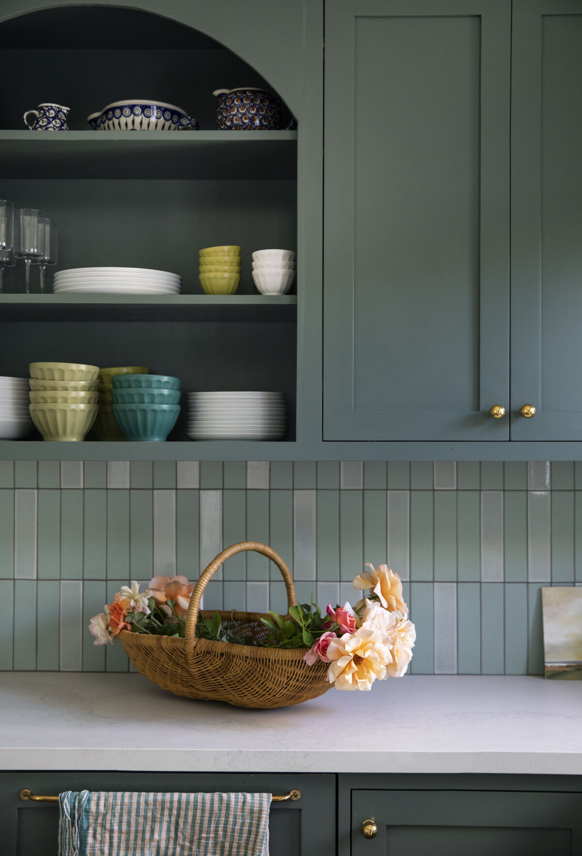 Sea Glass & Salton Sea Blend Kitchen Backsplash | Fireclay Tile