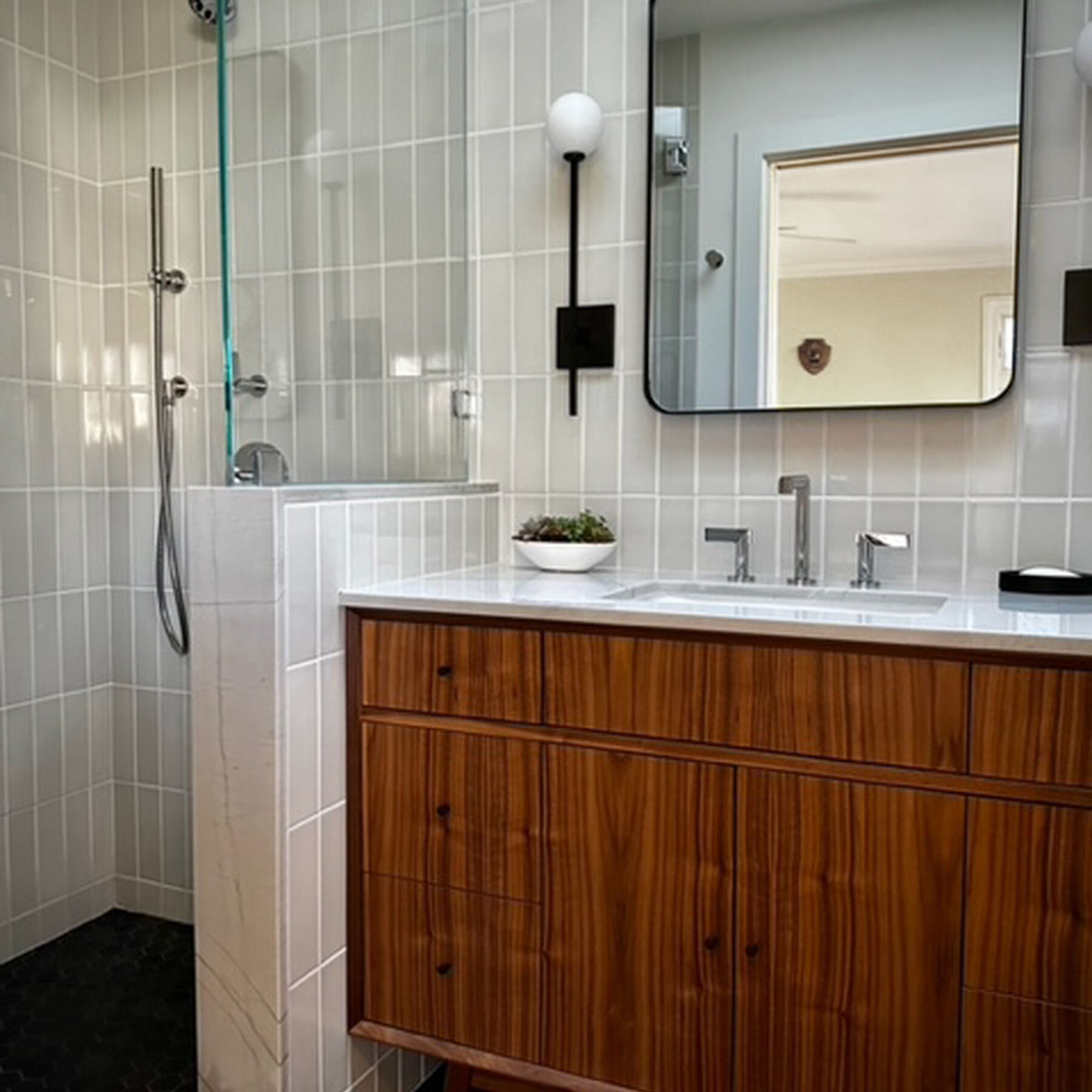 Modern Cloud Cover Bathroom | Fireclay Tile