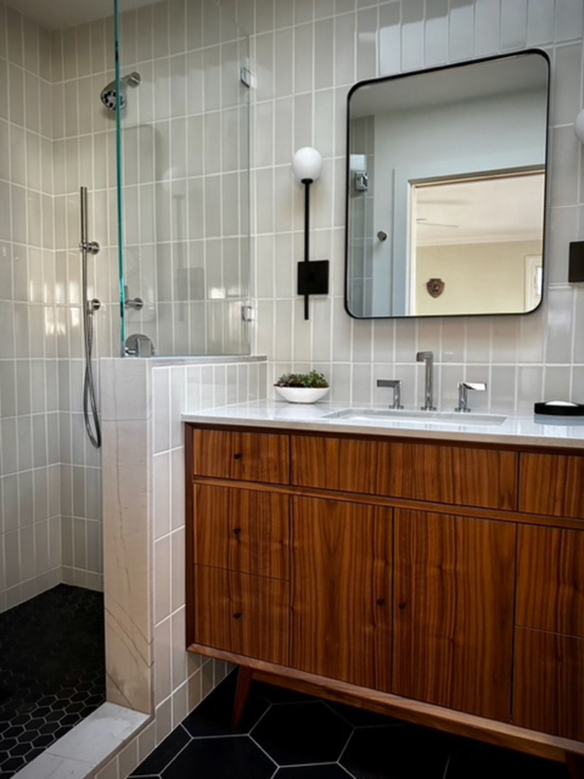 Modern Cloud Cover Bathroom | Fireclay Tile