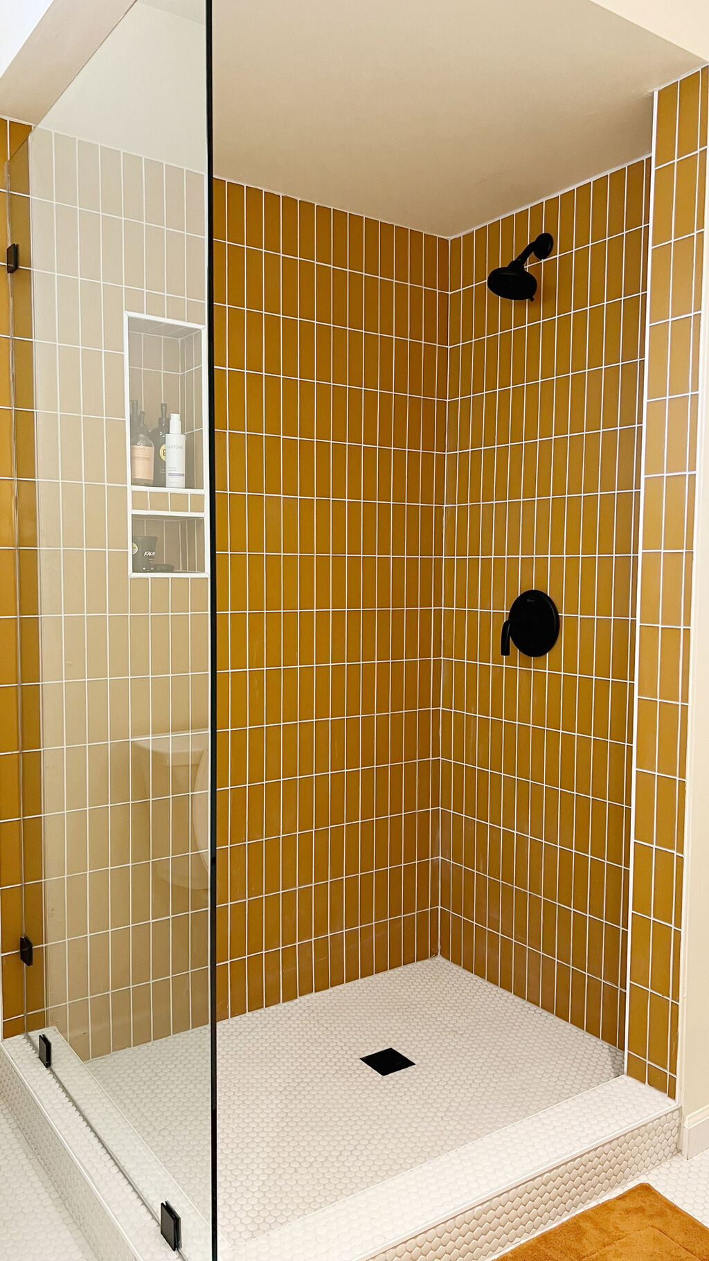 Harvest Moon Bungalow Retro-Inspired Glass Shower | Fireclay Tile