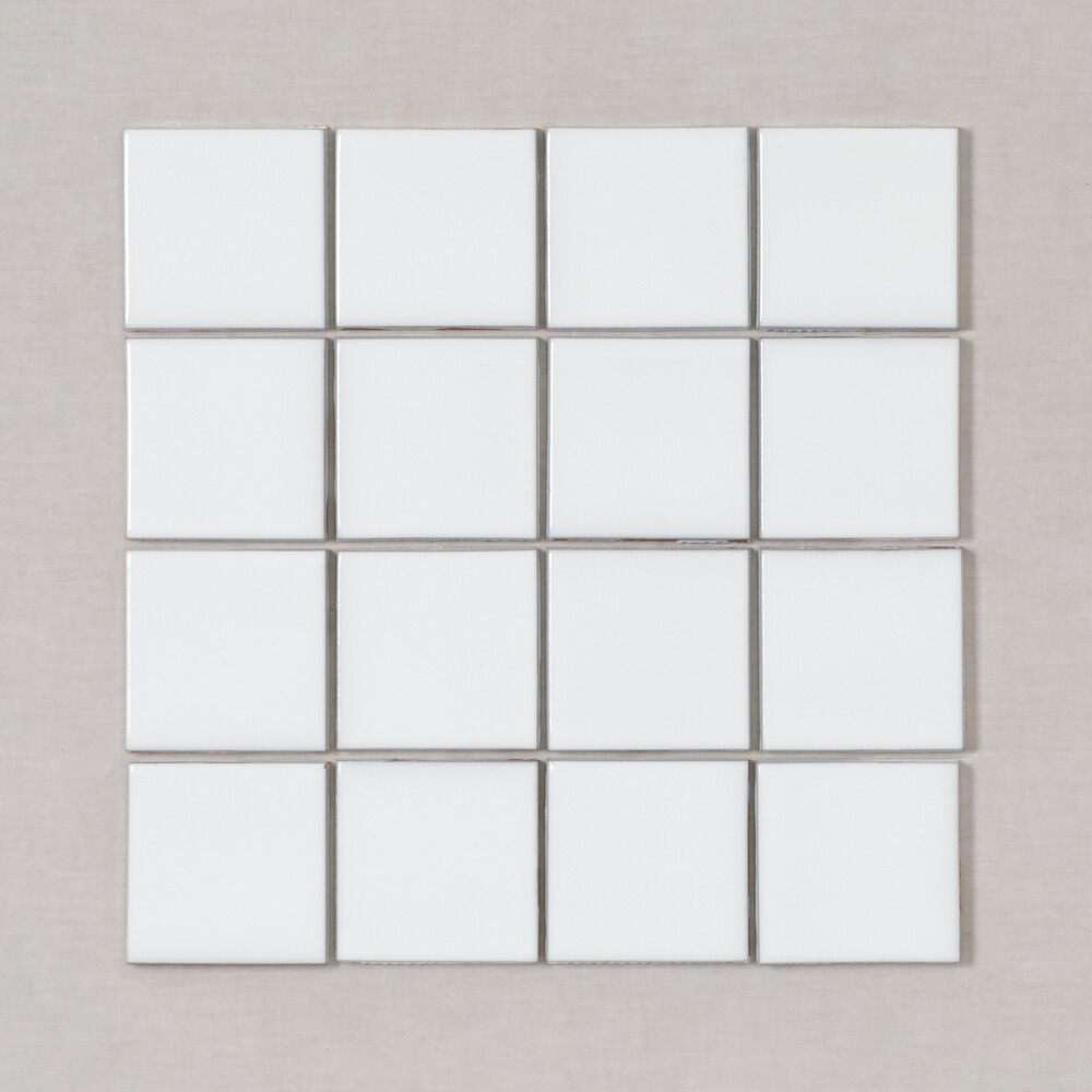 3x3 Straight Set Sheeted | Natural Press Ceramic Tile | Fireclay Tile