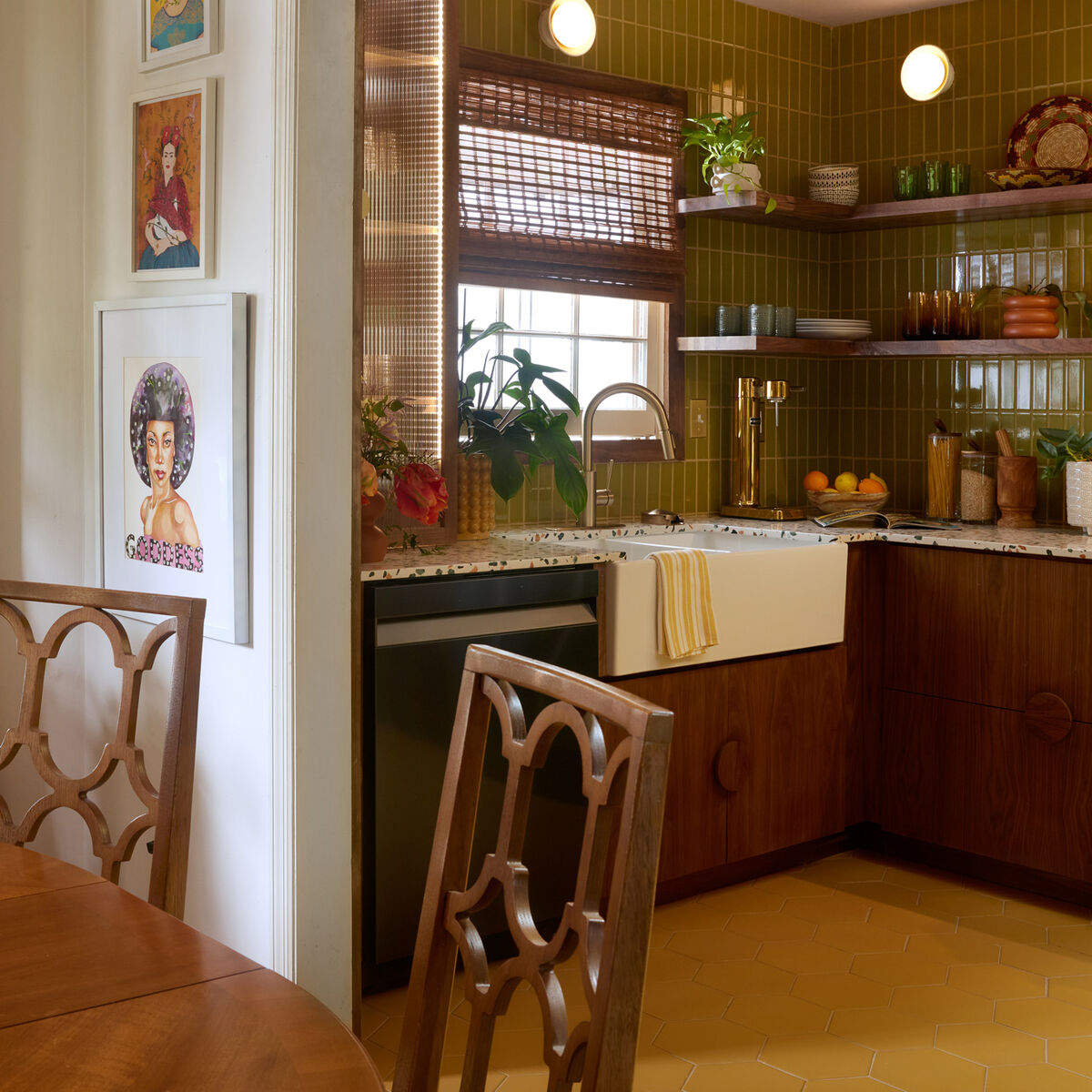 David Quarles IV Midcentury Modern Kitchen | Fireclay Tile