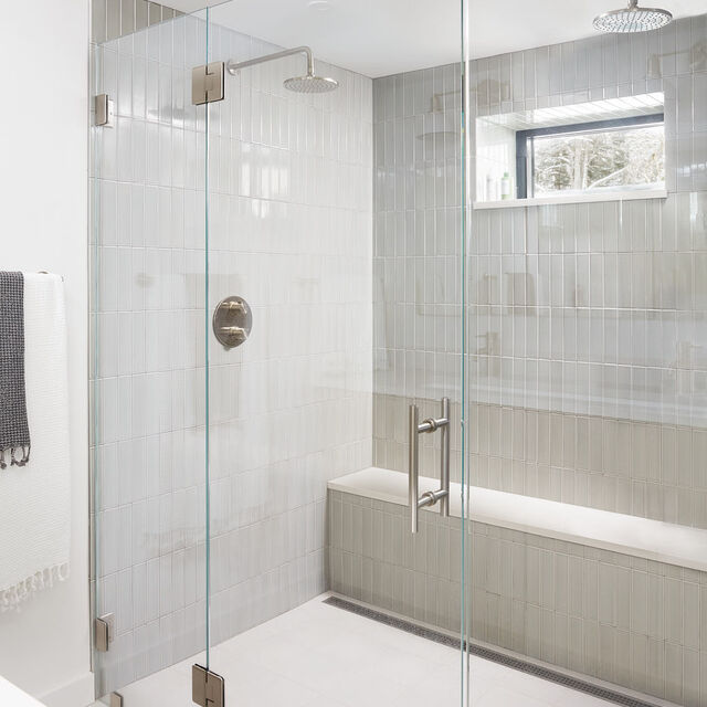 Modern 2x8 Overcast Shower | Fireclay Tile