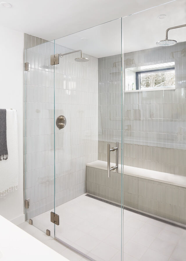 Modern 2x8 Overcast Shower | Fireclay Tile