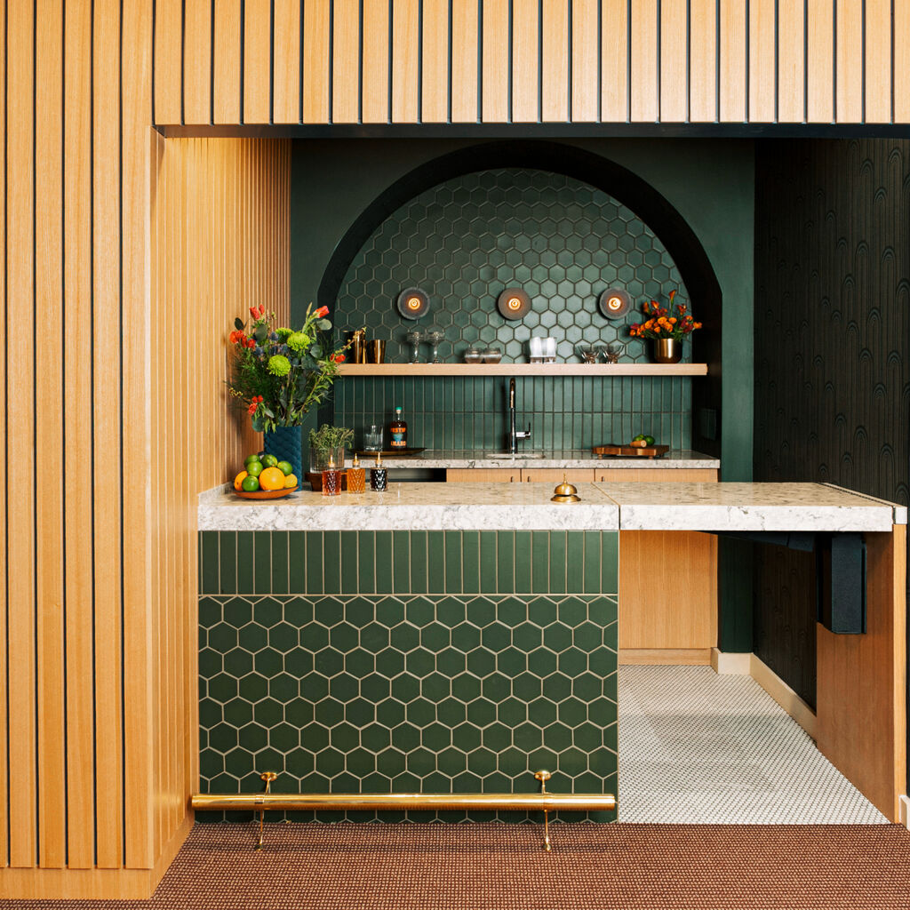 Rae Rockwell: The Studebaker Theater Bar | Fireclay Tile
