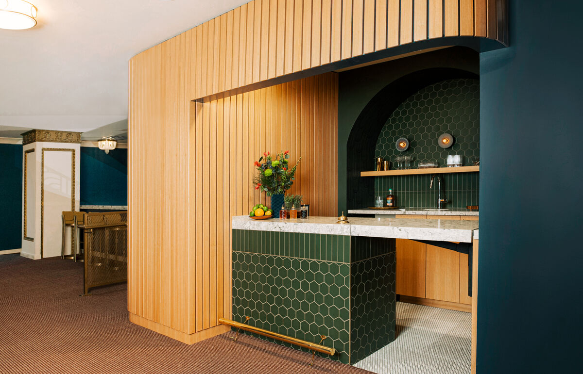 Rae Rockwell: The Studebaker Theater Bar | Fireclay Tile