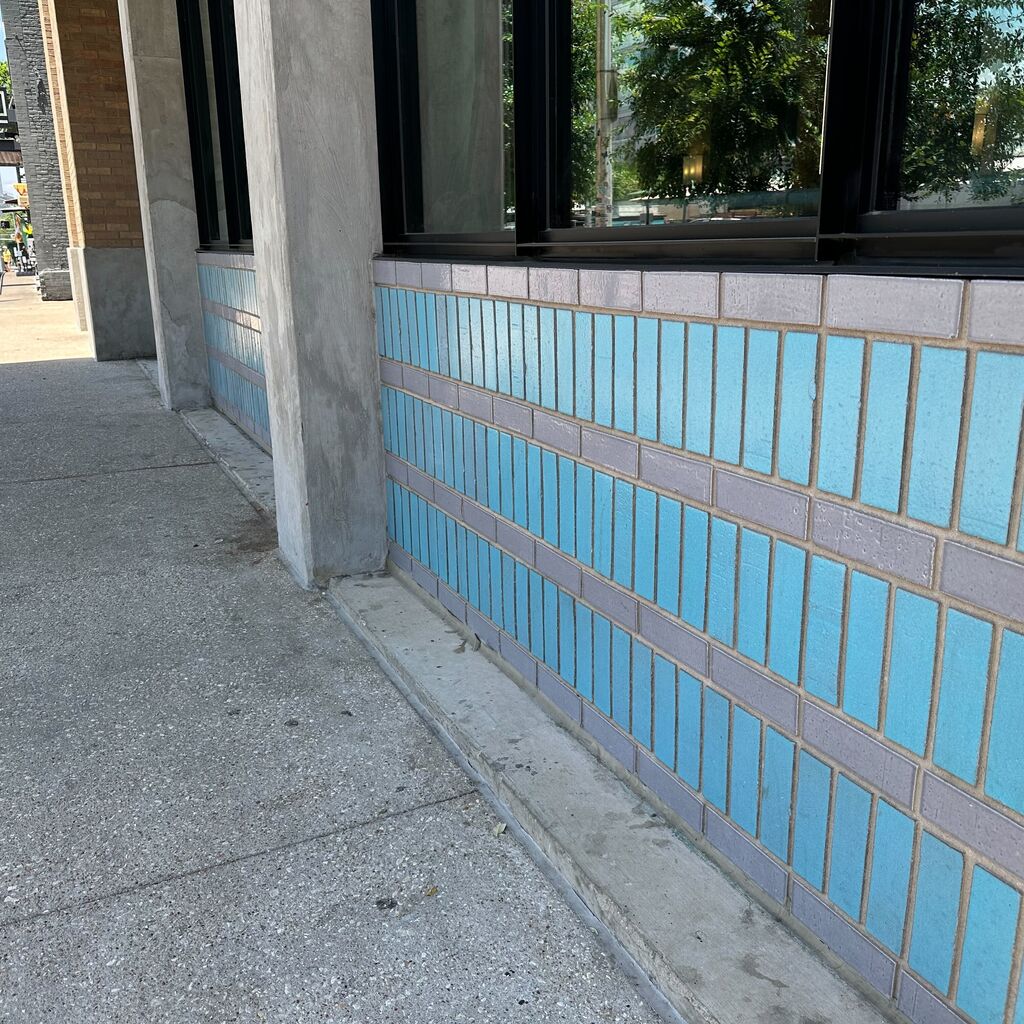 Canopy by Hilton Blue Brick Exterior | Fireclay Tile