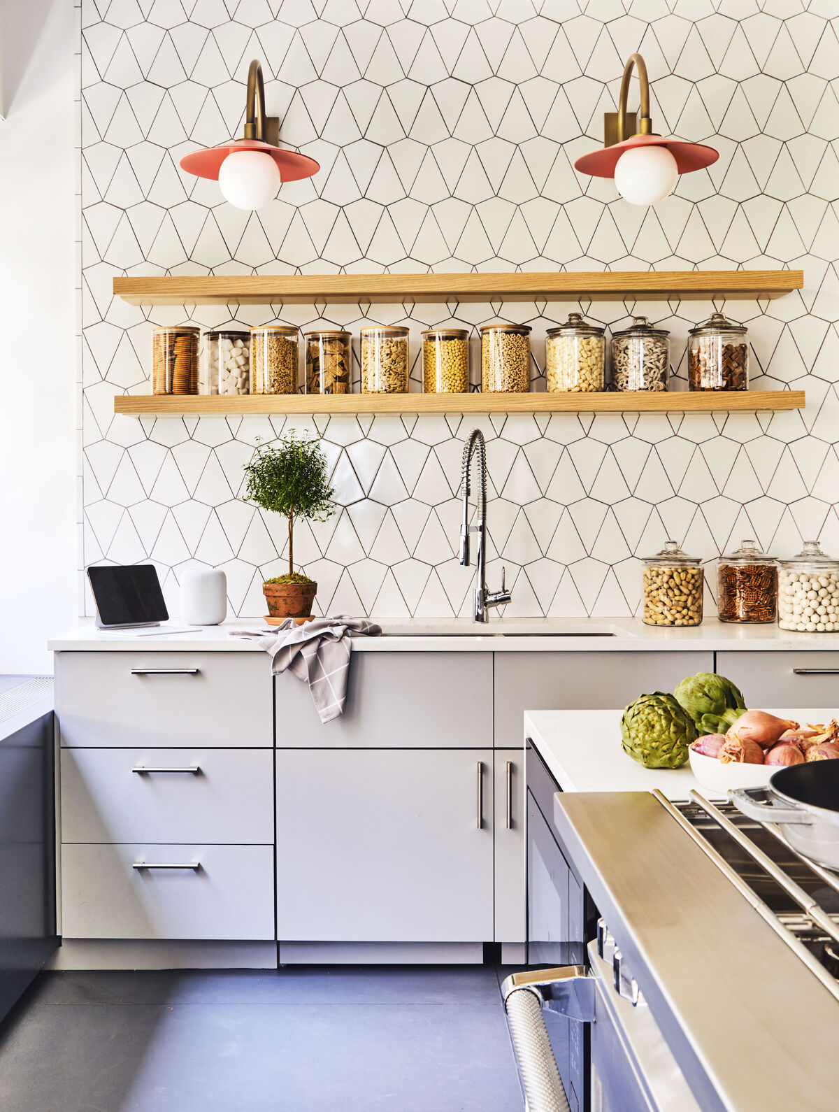The Delish Kitchen Studio Kite Backsplash | Fireclay Tile