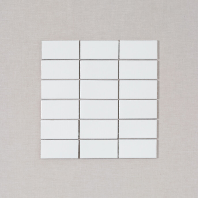 2x4 Straight Set Sheeted | Tile | Fireclay Tile