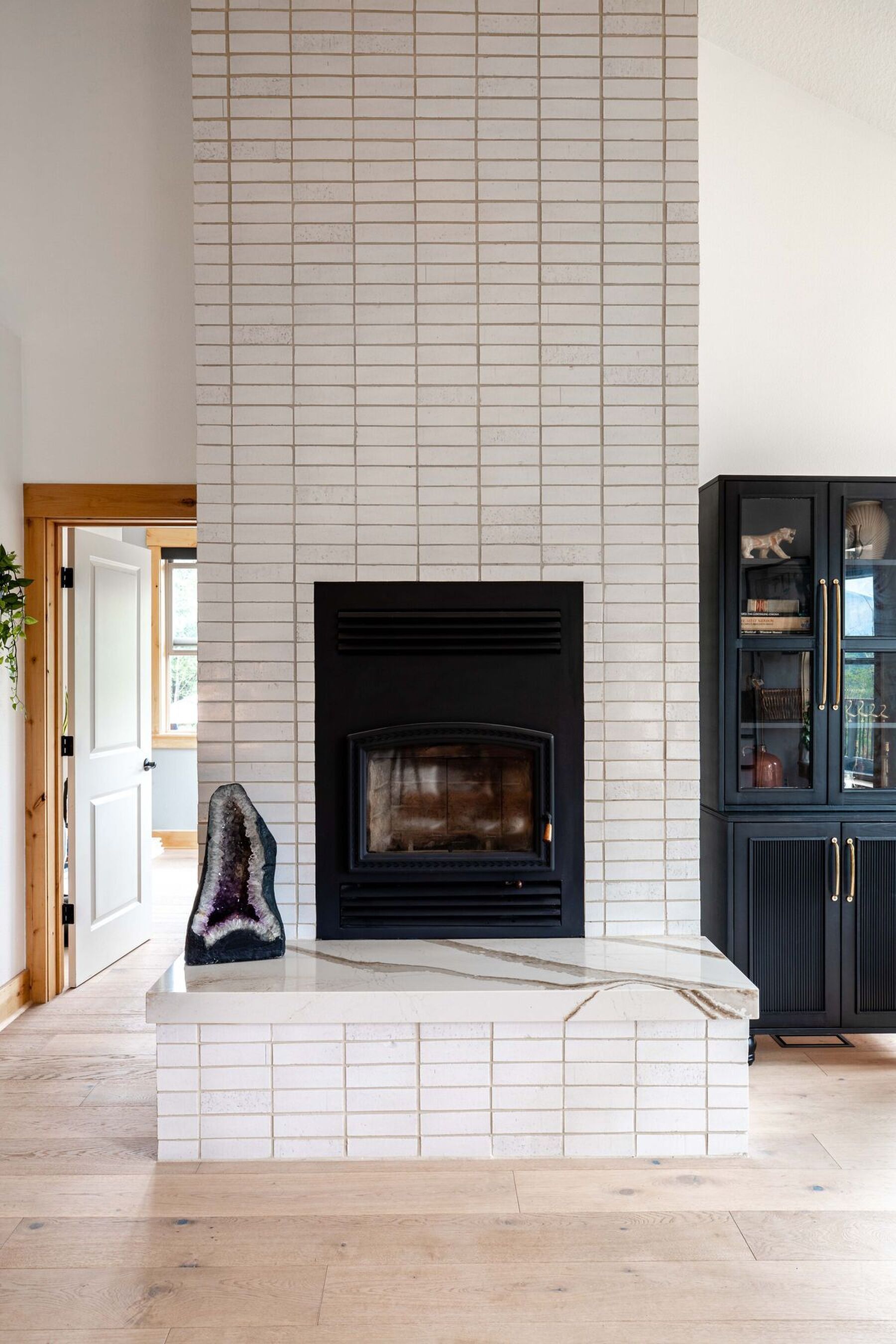 12 Modern Farmhouse Fireplace Tile Ideas to Cozy Up To | Fireclay Tile