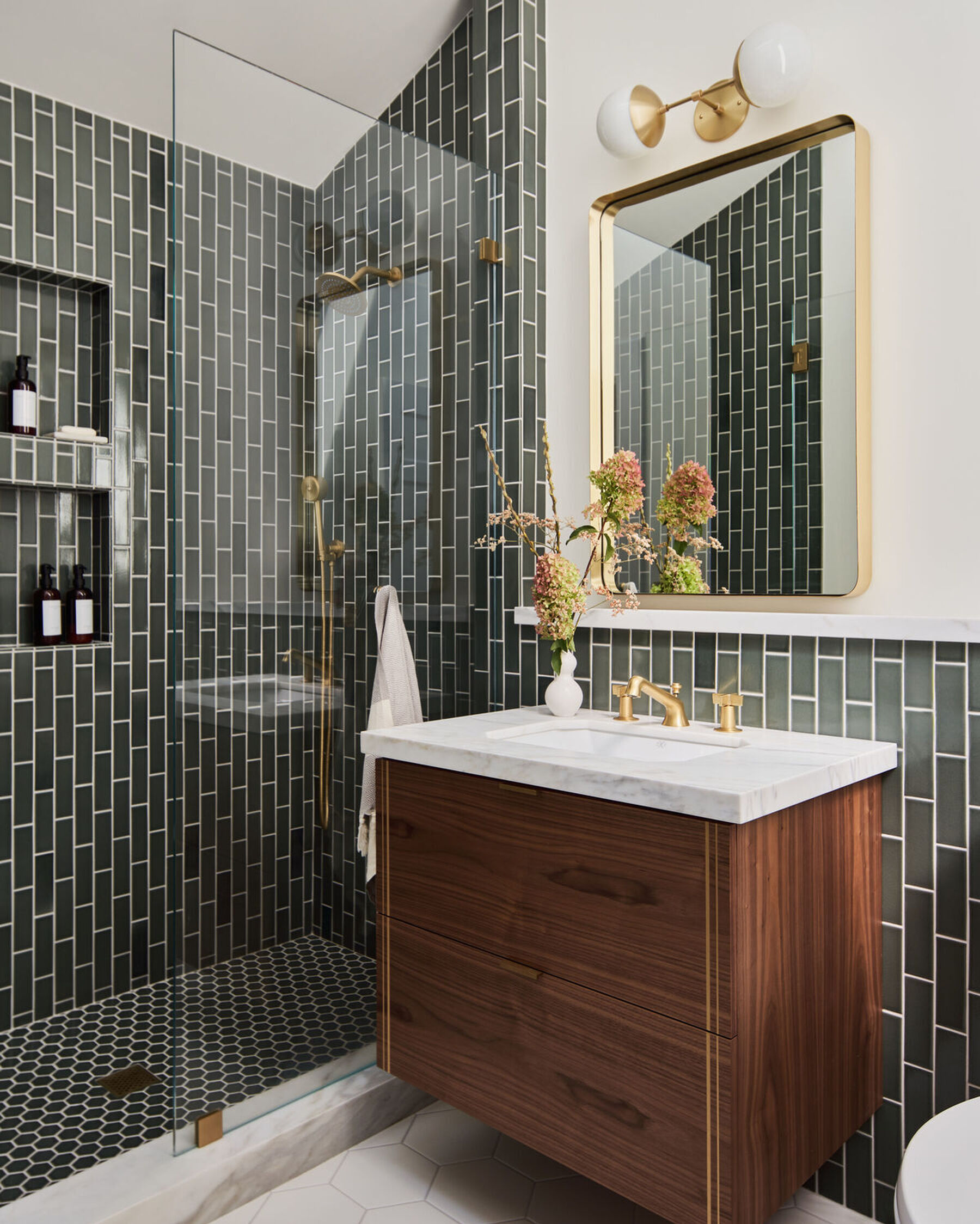 21 Vertical Subway Tile Shower Ideas That Add Height… | Fireclay Tile