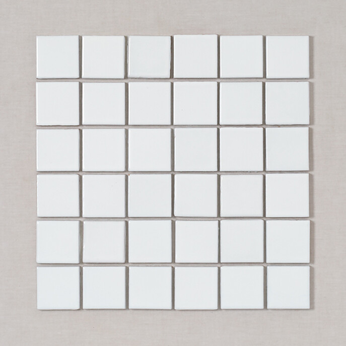 2x2 Straight Set Sheeted | Fireclay Tile